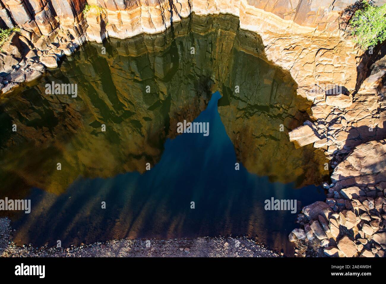 Python Pool, Chichester Range, Pilbara, Western Australia Stock Photo ...