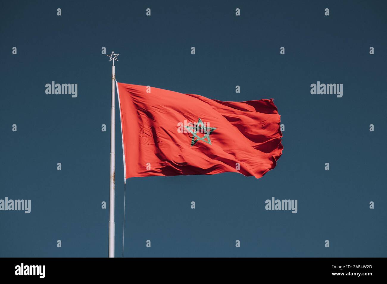 Moroccan flag vector hi-res stock photography and images - Alamy