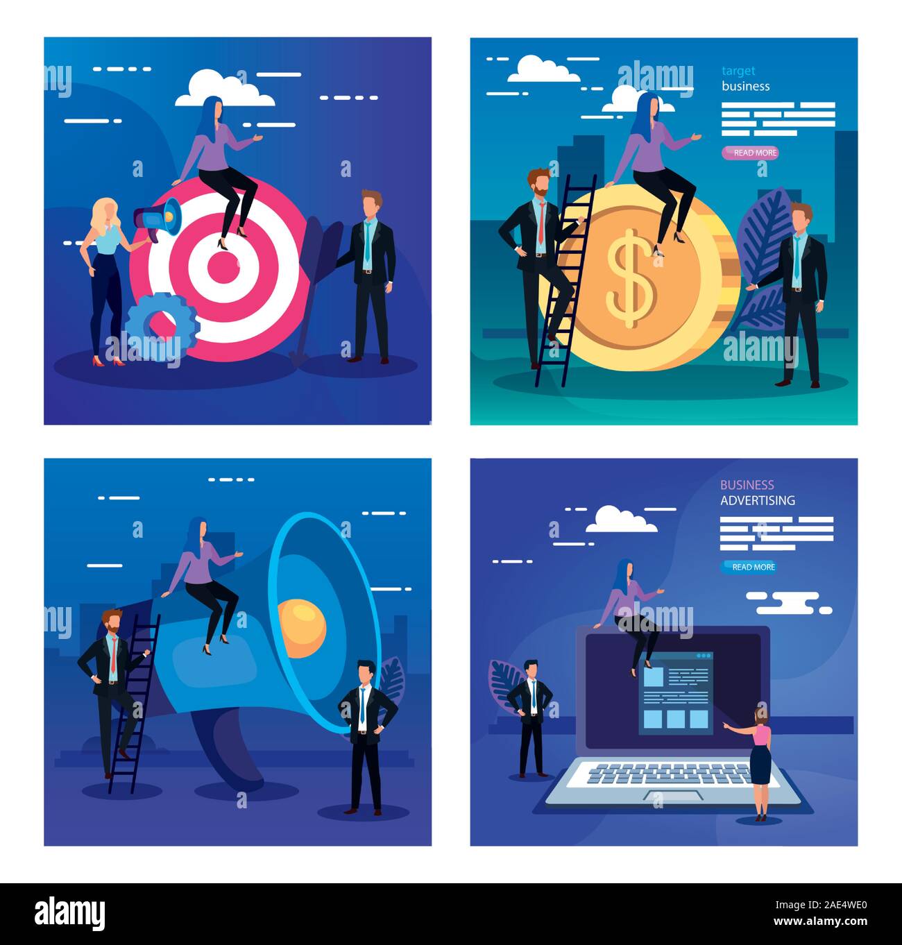 Digital icon set and people vector design Stock Vector Image & Art - Alamy