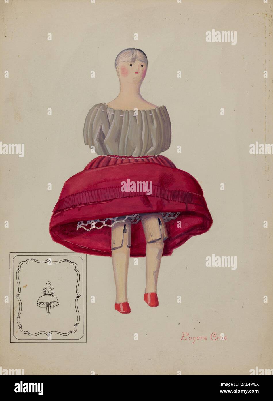 Doll - Phoebe; c. 1937 Eugene Croe, Doll - Phoebe, c 1937 Stock Photo ...