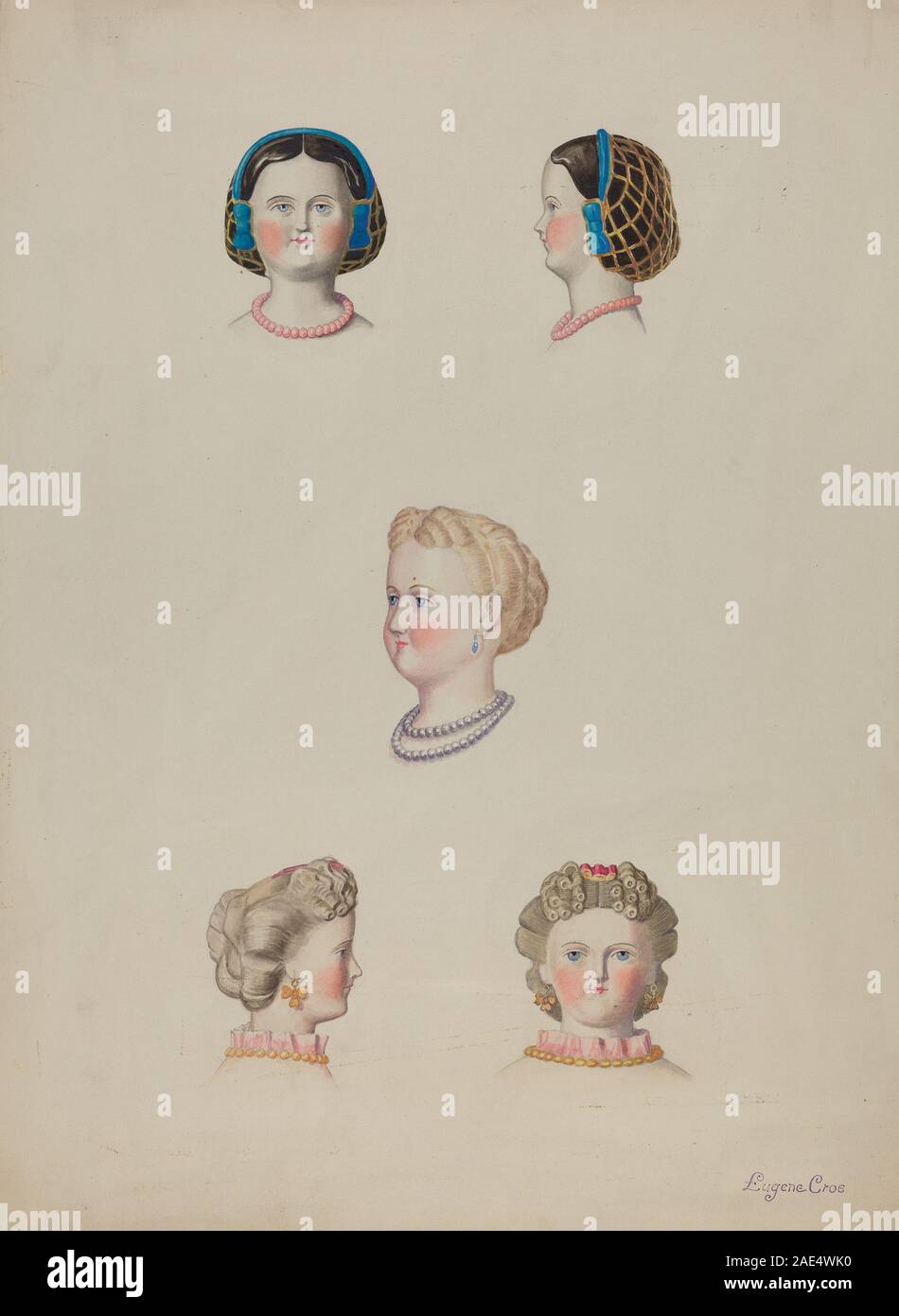 Three Dolls; c. 1938 Eugene Croe, Three Dolls, c 1938 Stock Photo - Alamy
