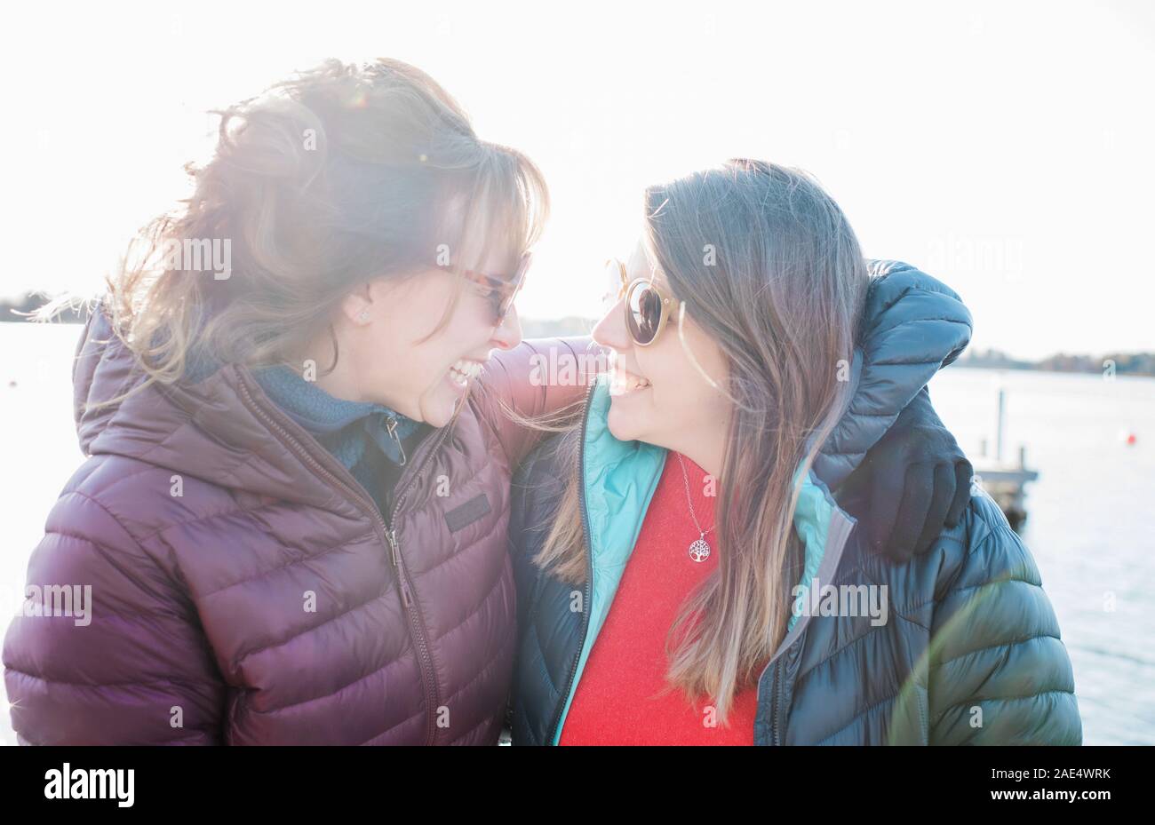 Two people having fun together hi-res stock photography and images - Alamy