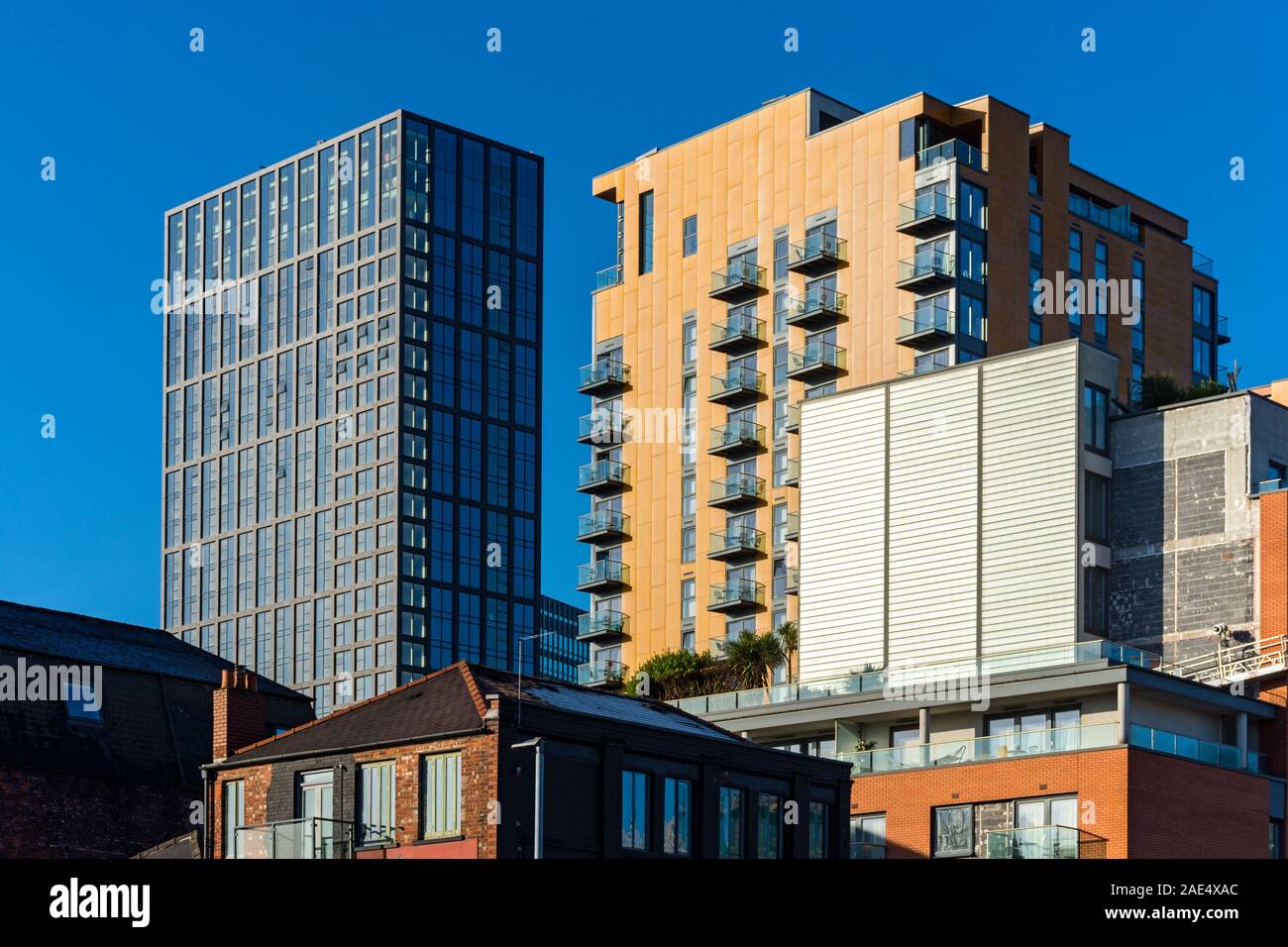 The Angel Gardens and Skyline Central apartment blocks, Manchester ...