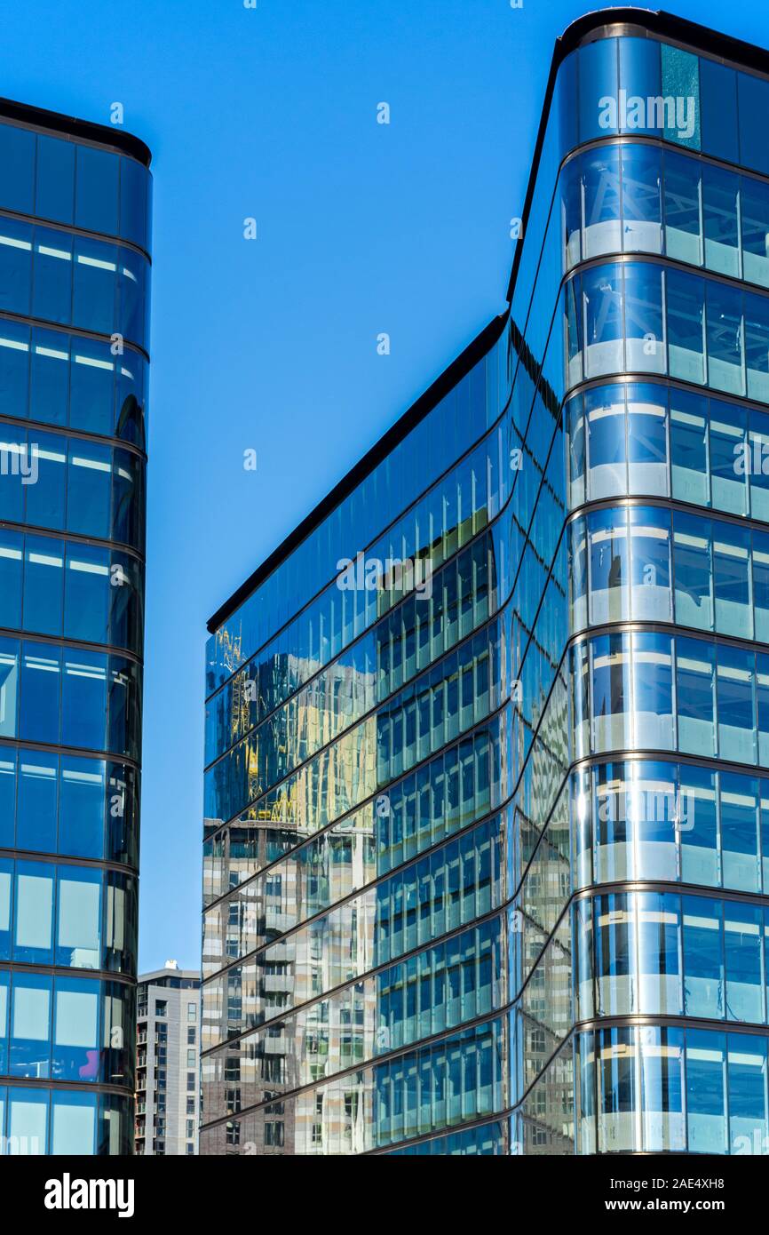 The 101 (at left) and 100 Embankment office buildings, Greengate Square ...
