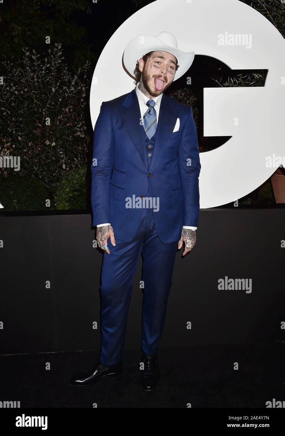WEST HOLLYWOOD, CA - DECEMBER 05: Post Malone attends the 2019 GQ Men ...