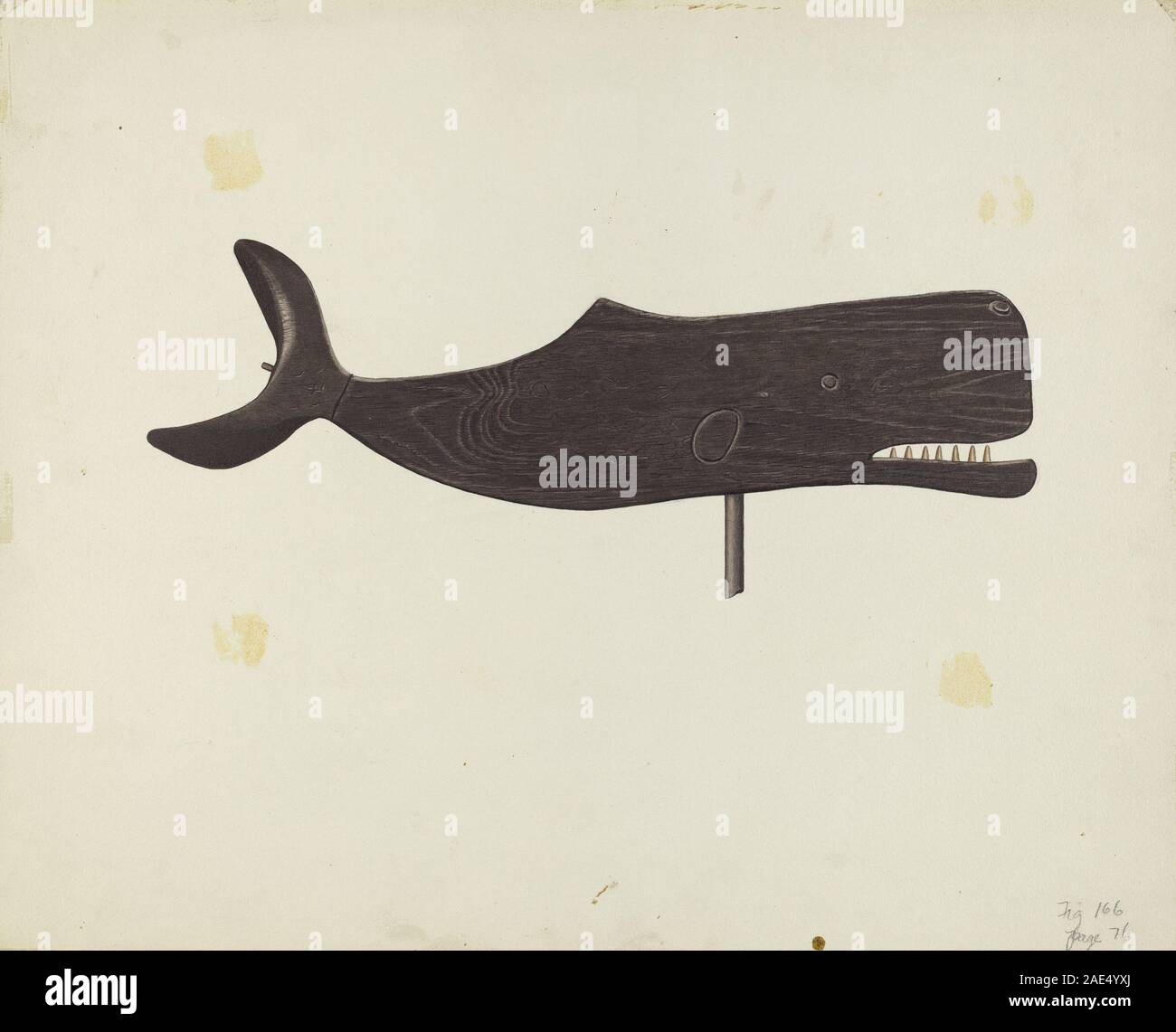 Whale Weather Vane; c. 1939 Albert Ryder, Whale Weather Vane, c 1939 ...