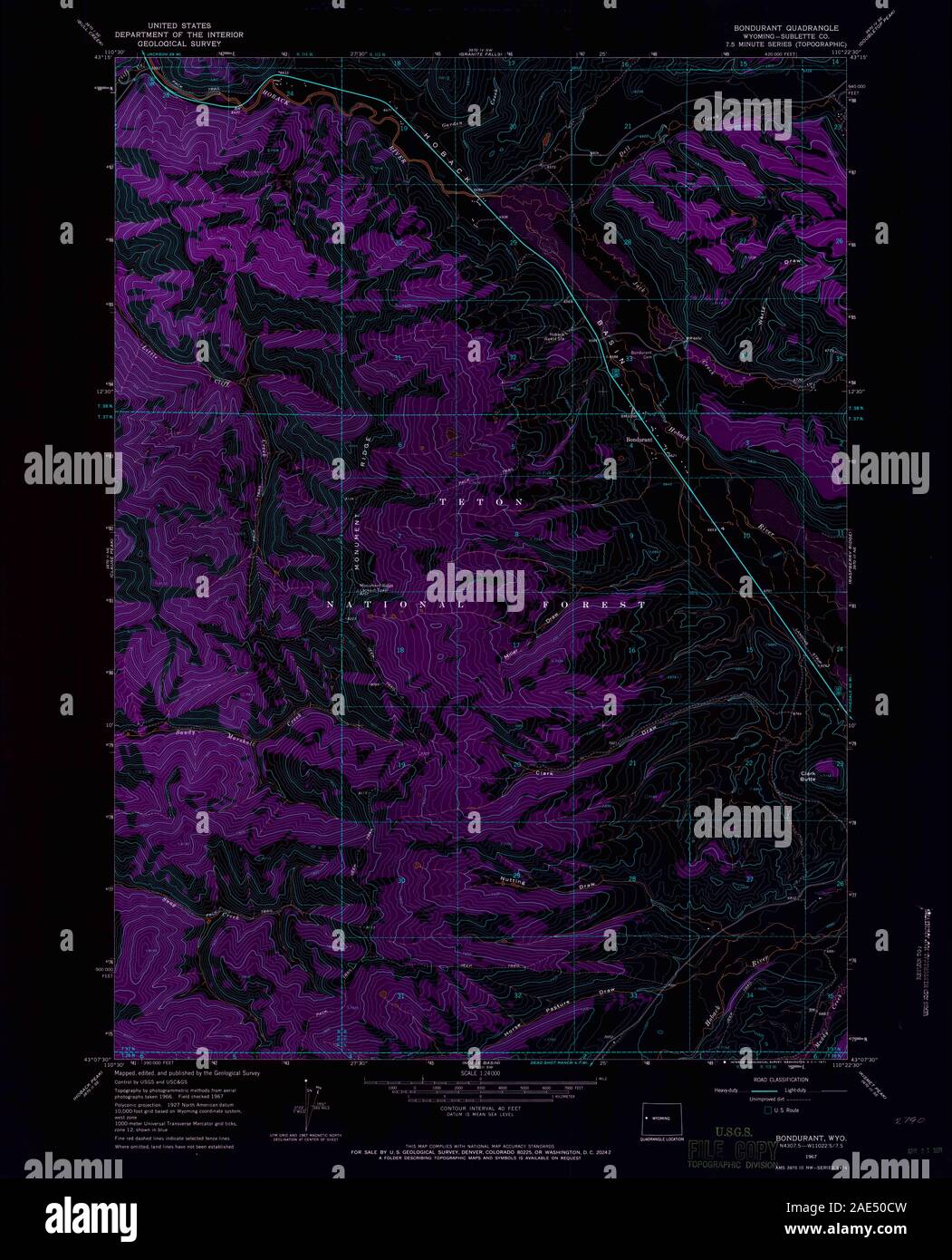 Map of bondurant hi-res stock photography and images - Alamy