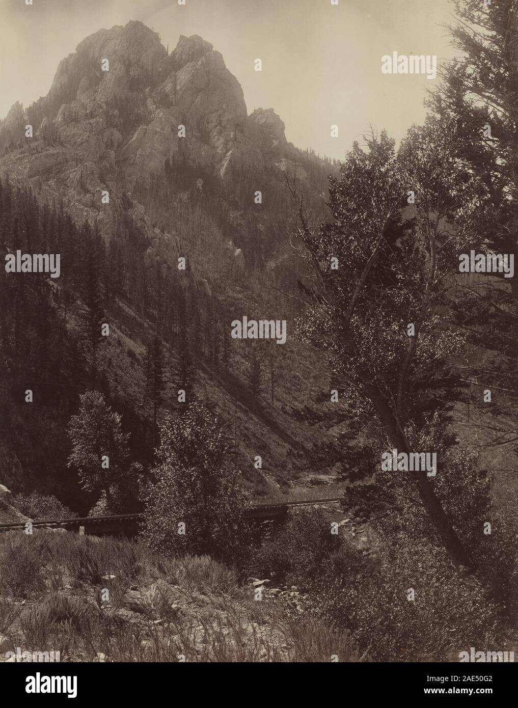 Untitled; circa 1884 date F Jay Haynes, Untitled, c 1884 Stock Photo ...