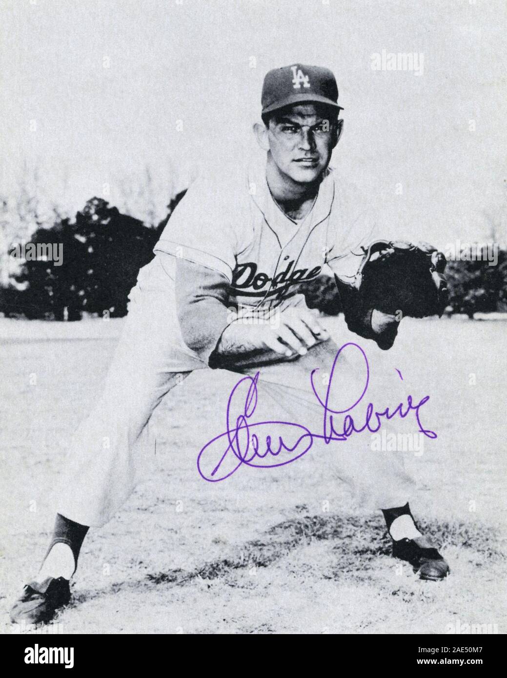 Vintage autographed black and white souvenir photo of Los Angeles ...