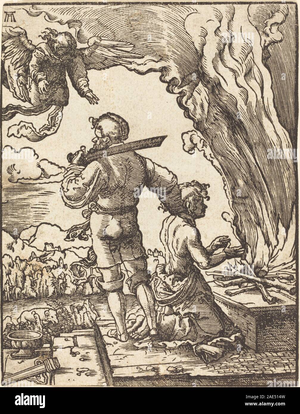 Albrecht Altdorfer's painting, created in or after 1520, depicting the ...