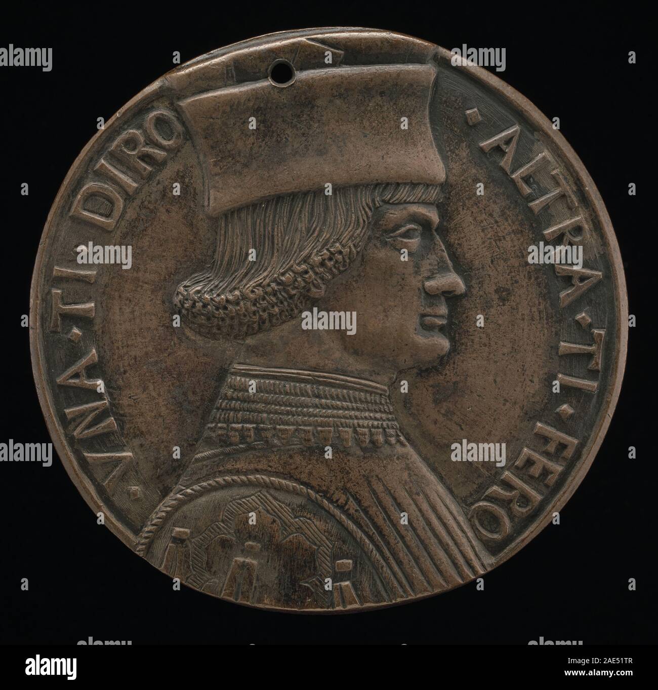 Portrait of a Man [obverse]; c. 1470/1500 Ferrarese 15th Century ...