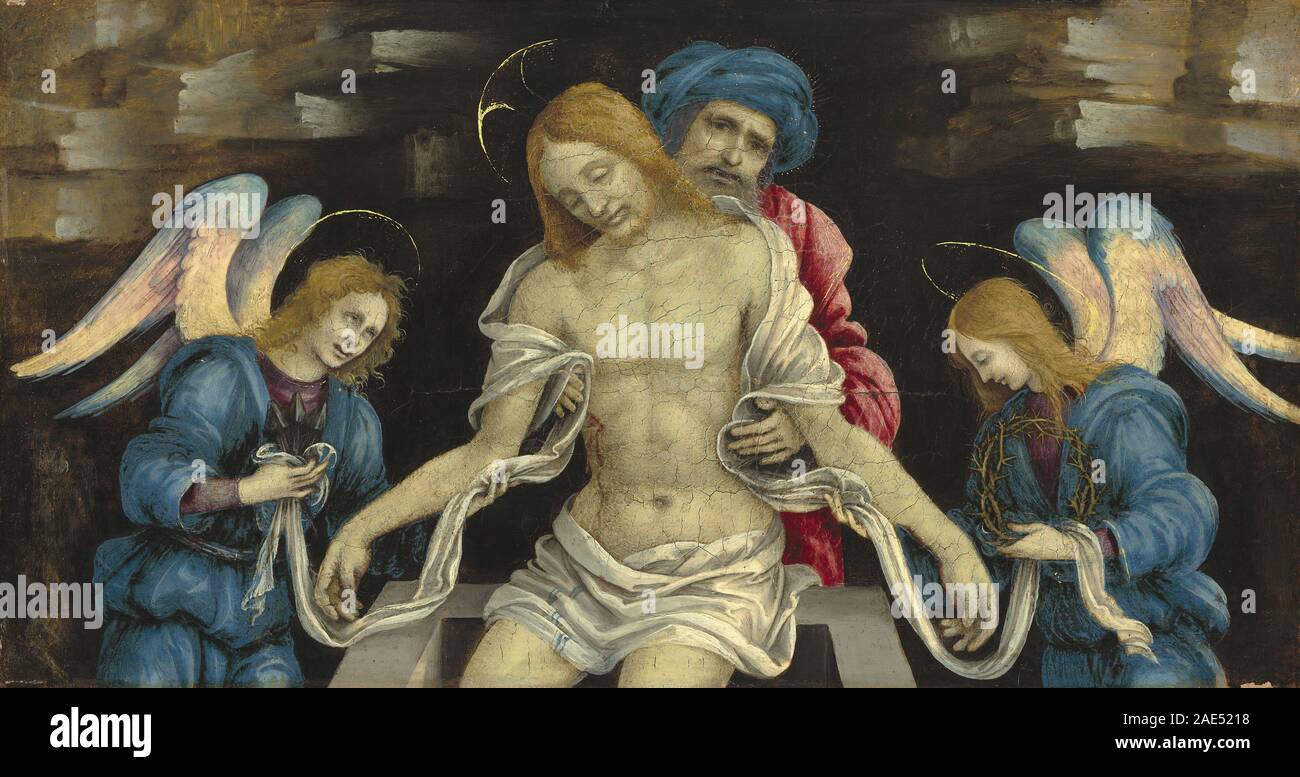 Dead christ mourned by angels hi-res stock photography and images - Alamy