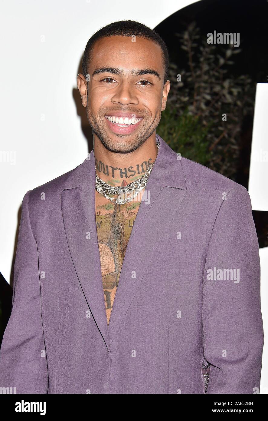 WEST HOLLYWOOD, CA - DECEMBER 05: Vic Mensa attends the 2019 GQ Men Of ...