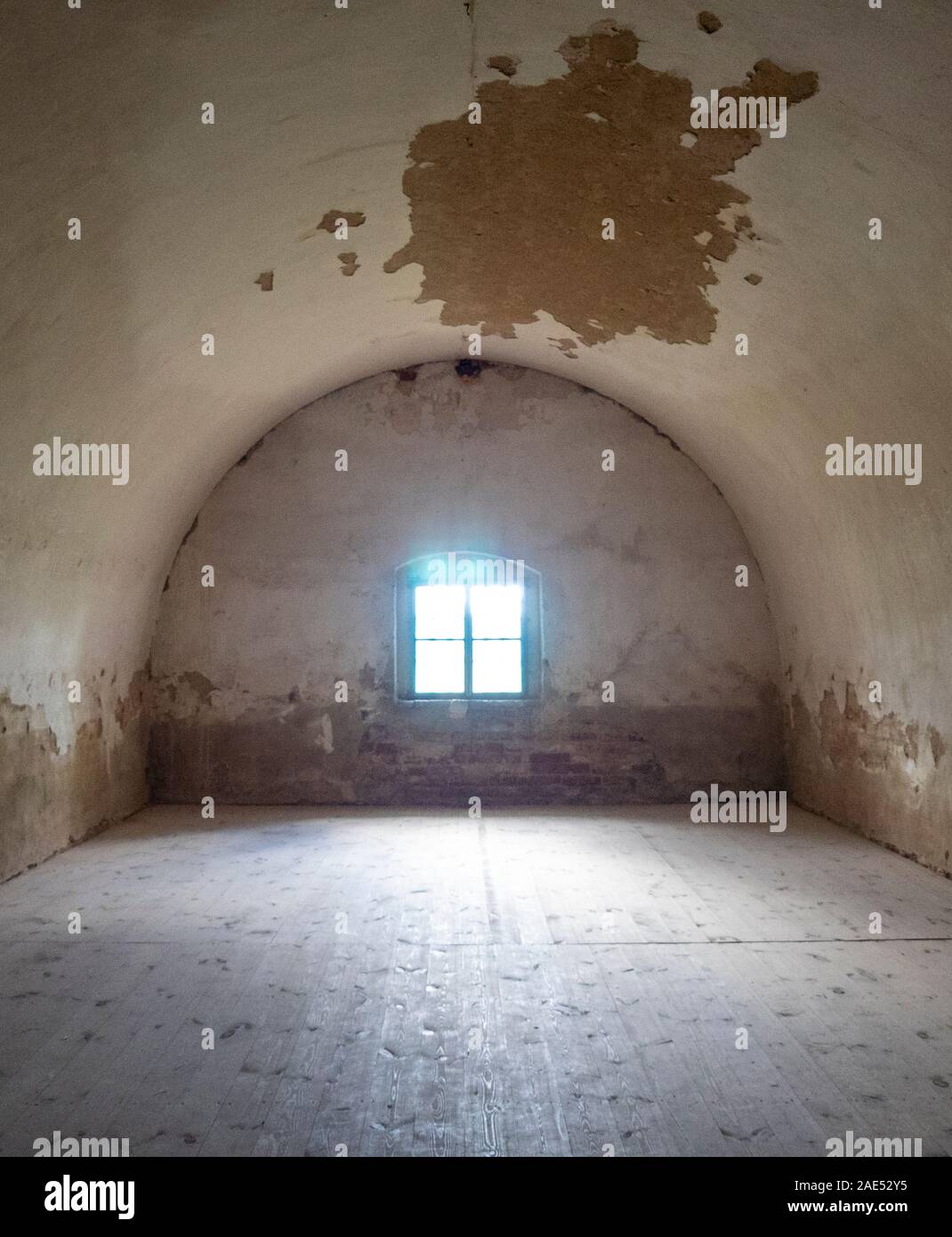 Vaulted room in Theresienstadt Malá pevnost small fortress Nazi ...