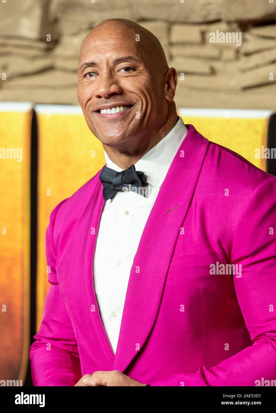 Dwayne Johnson attends the UK Premiere of "Jumanji: The Next Level" at ...