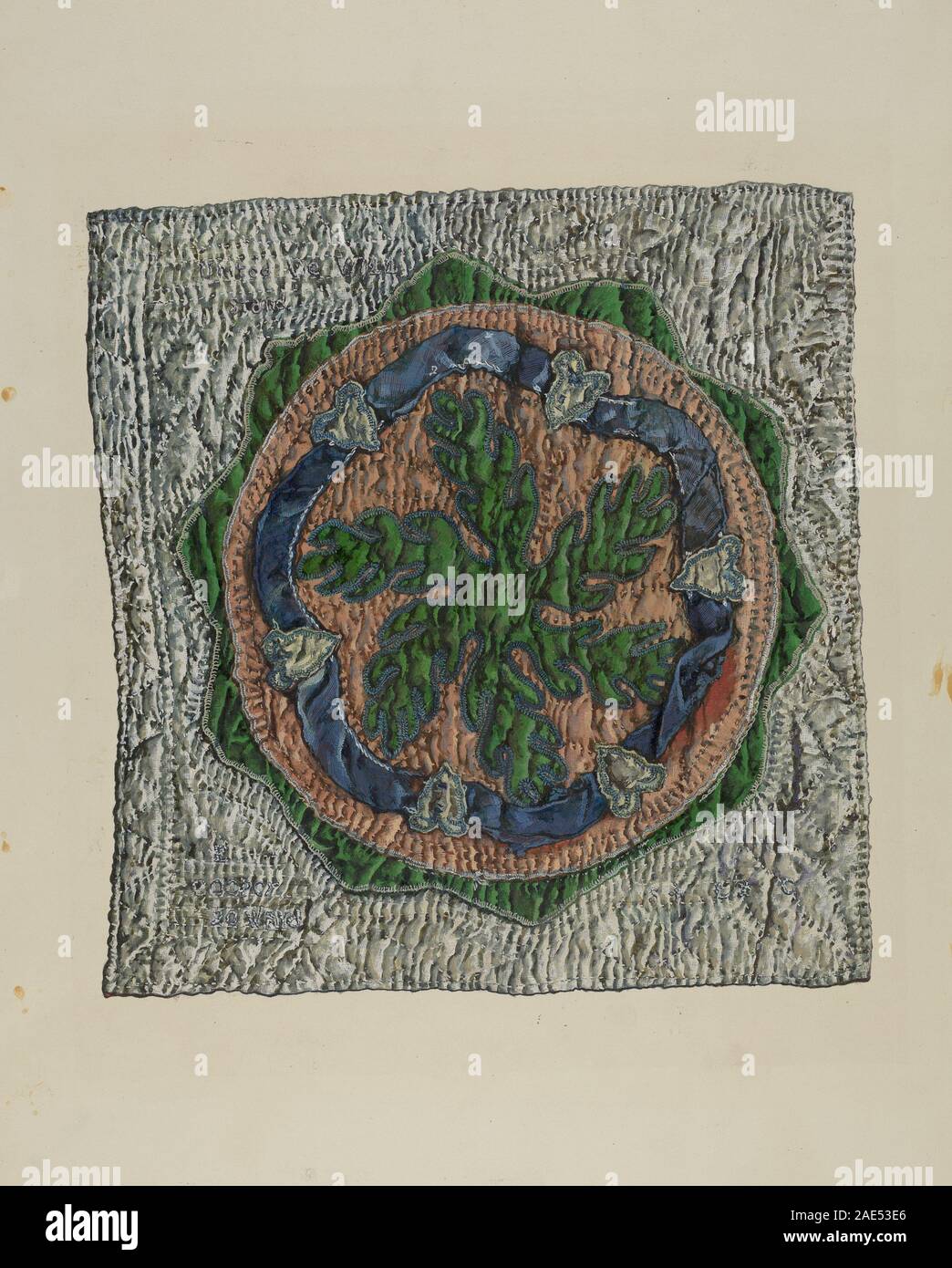 Quilt Block - E. Cooper Design; 1935/1942 Florence Truelson, Quilt ...