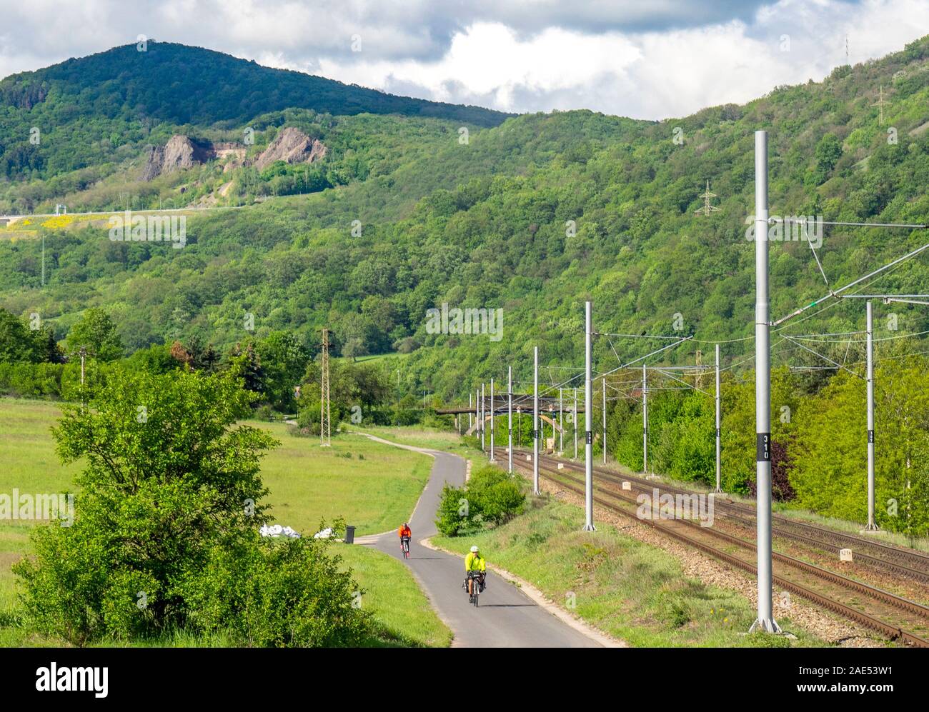 Two cycle tracks hi-res stock photography and images - Alamy