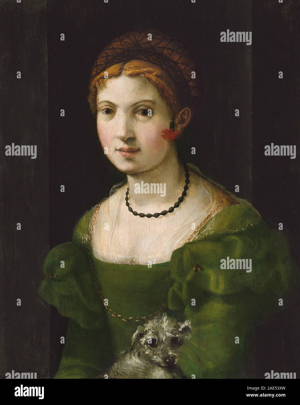 A Florentine 16th-century portrait of a young woman created between ...
