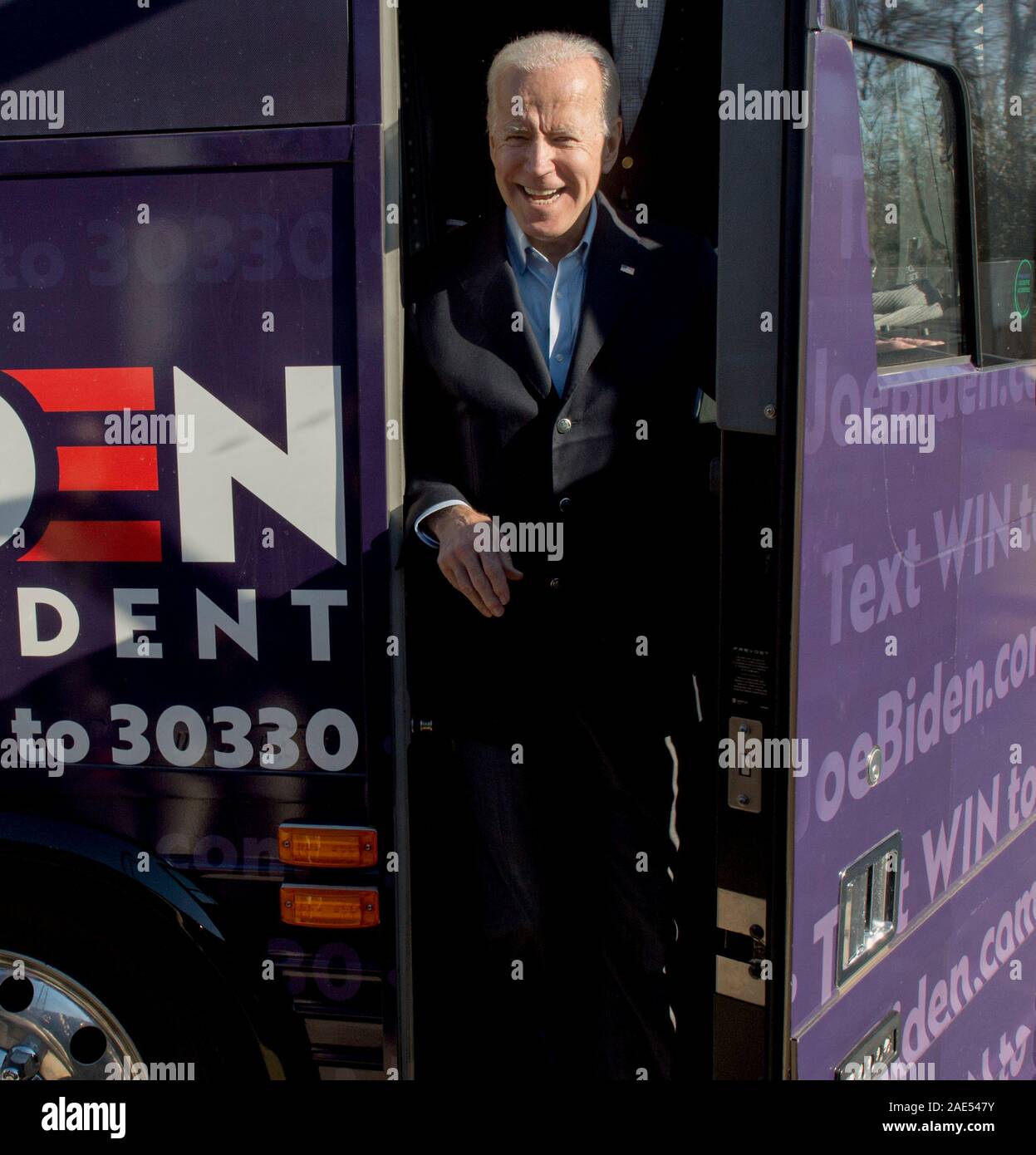Cedar Rapids, Iowa, USA. 06th Dec, 2019. Vice President JOE BIDEN ...