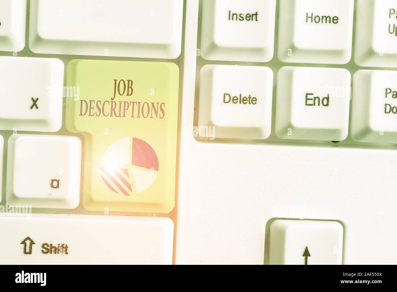 Text sign showing Job Descriptions. Business photo showcasing a formal ...