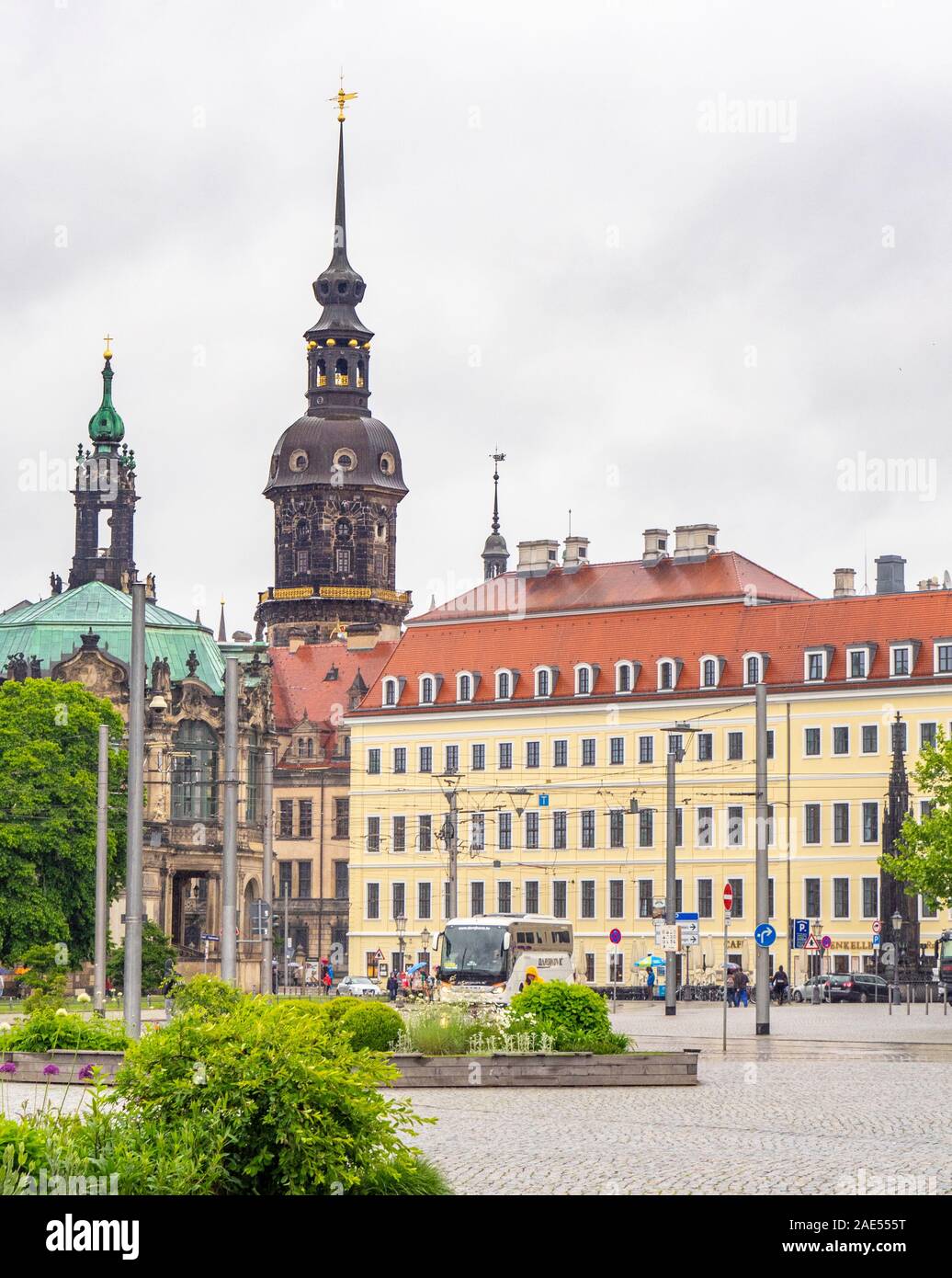 Tower of dresden castle hi-res stock photography and images - Alamy