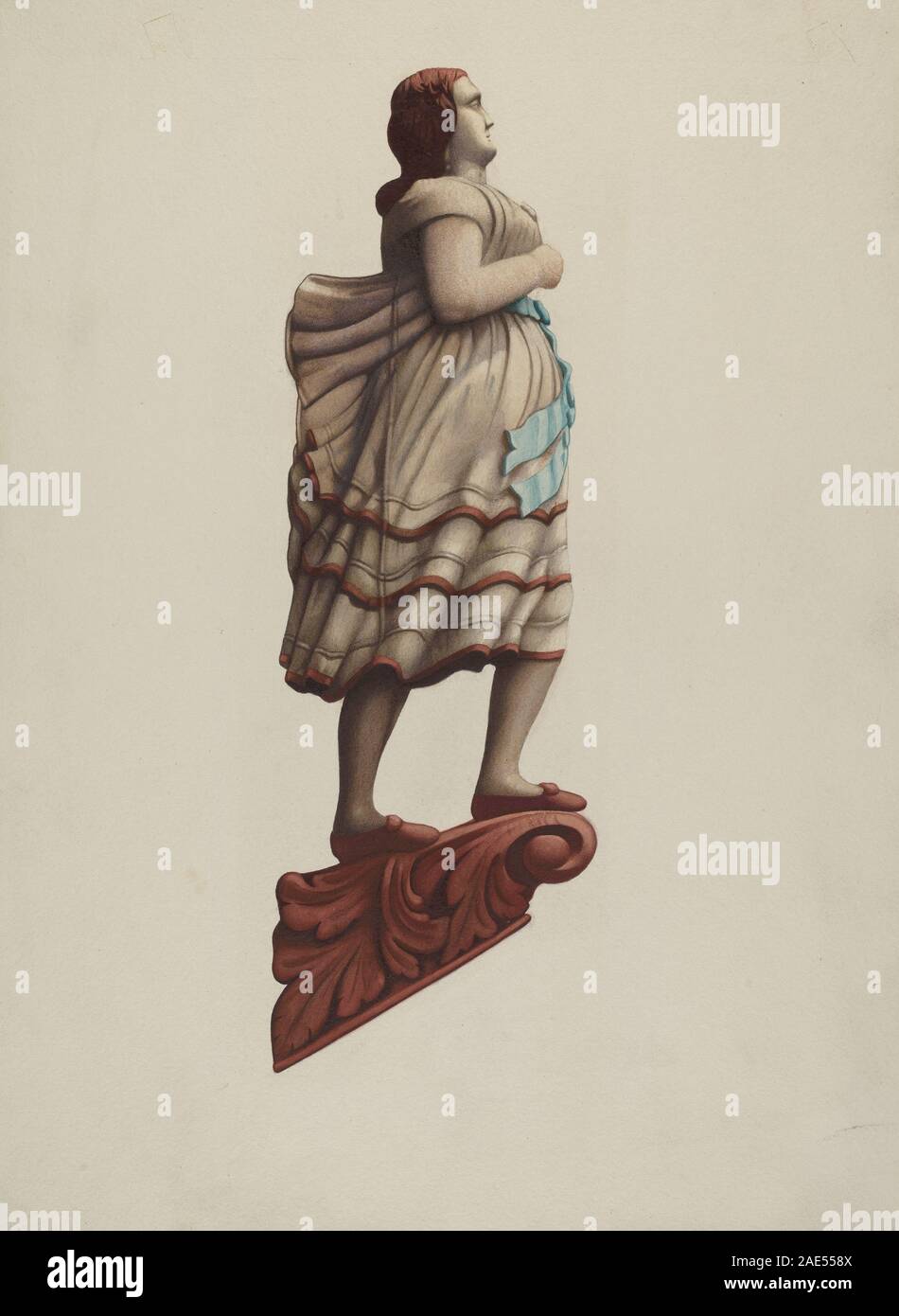 Figurehead; circa 1938 date Frances Cohen, Figurehead, c 1938 Stock ...