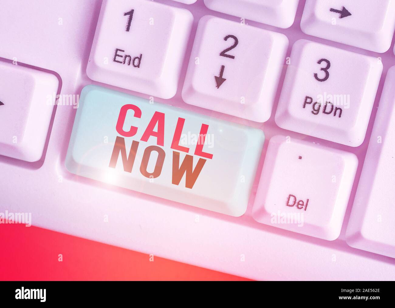 Handwriting text writing Call Now. Conceptual photo To immediately ...