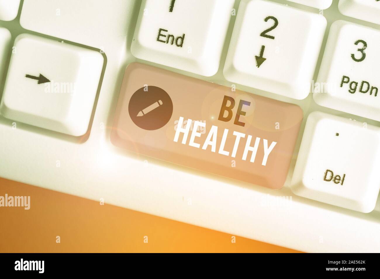 Conceptual hand writing showing Be Healthy. Concept meaning to be ...