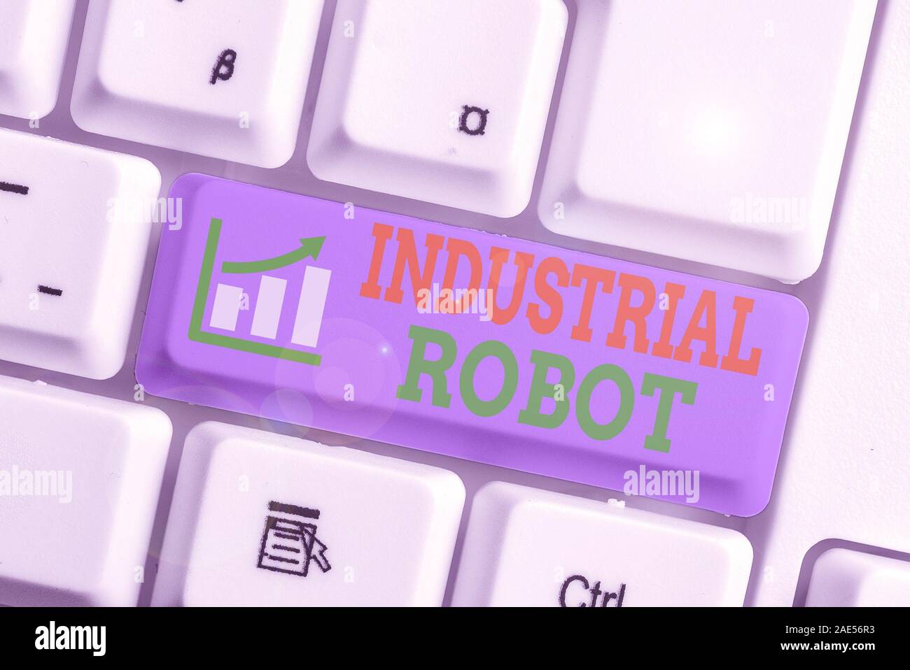 Word writing text Industrial Robot. Business photo showcasing robotic ...