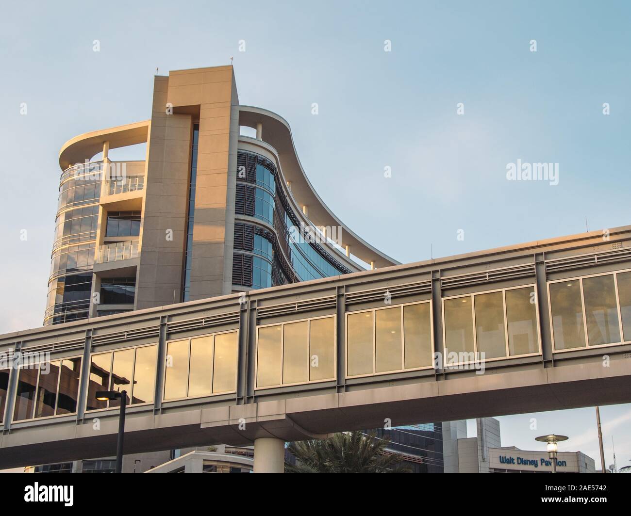 ORLANDO, FLORIDA - NOV 11, 2019: Advent Health Hospital with modern ...