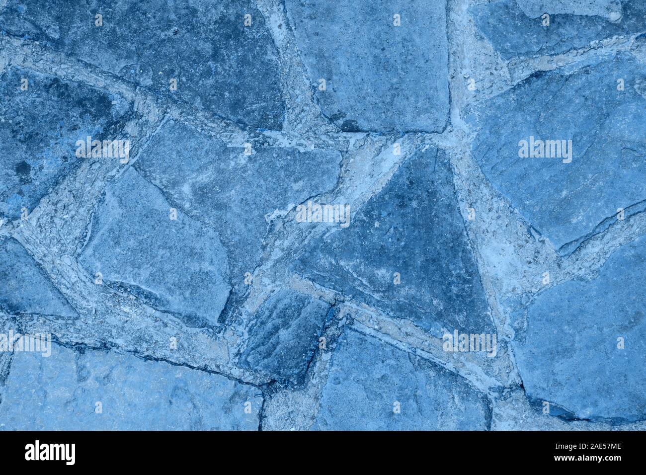 The texture of stones, trendy blue toning, color trends of 2020 ...