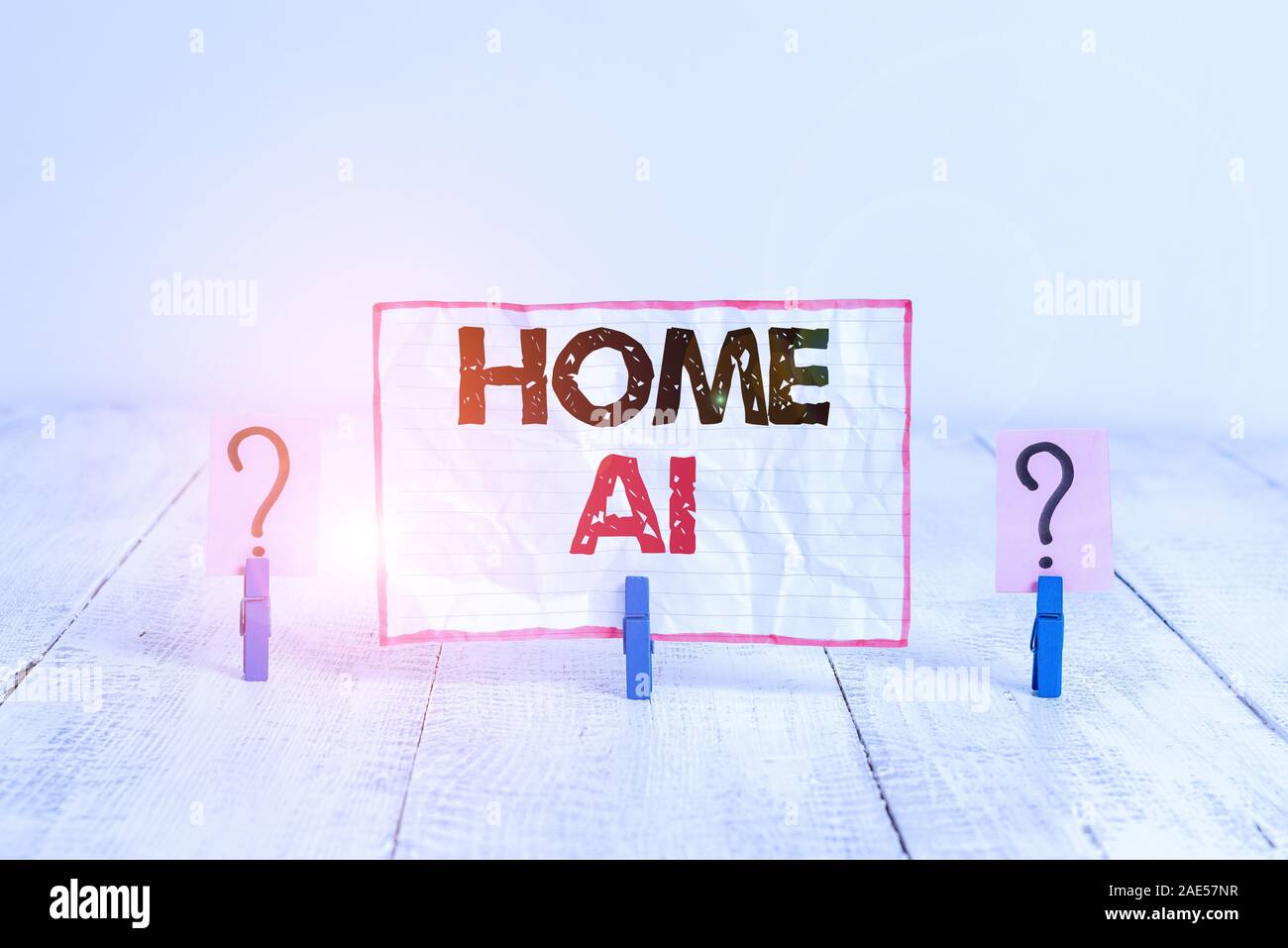 Handwriting Text Home Ai Conceptual Photo Home Solution That Enables Automating The Bulk Of