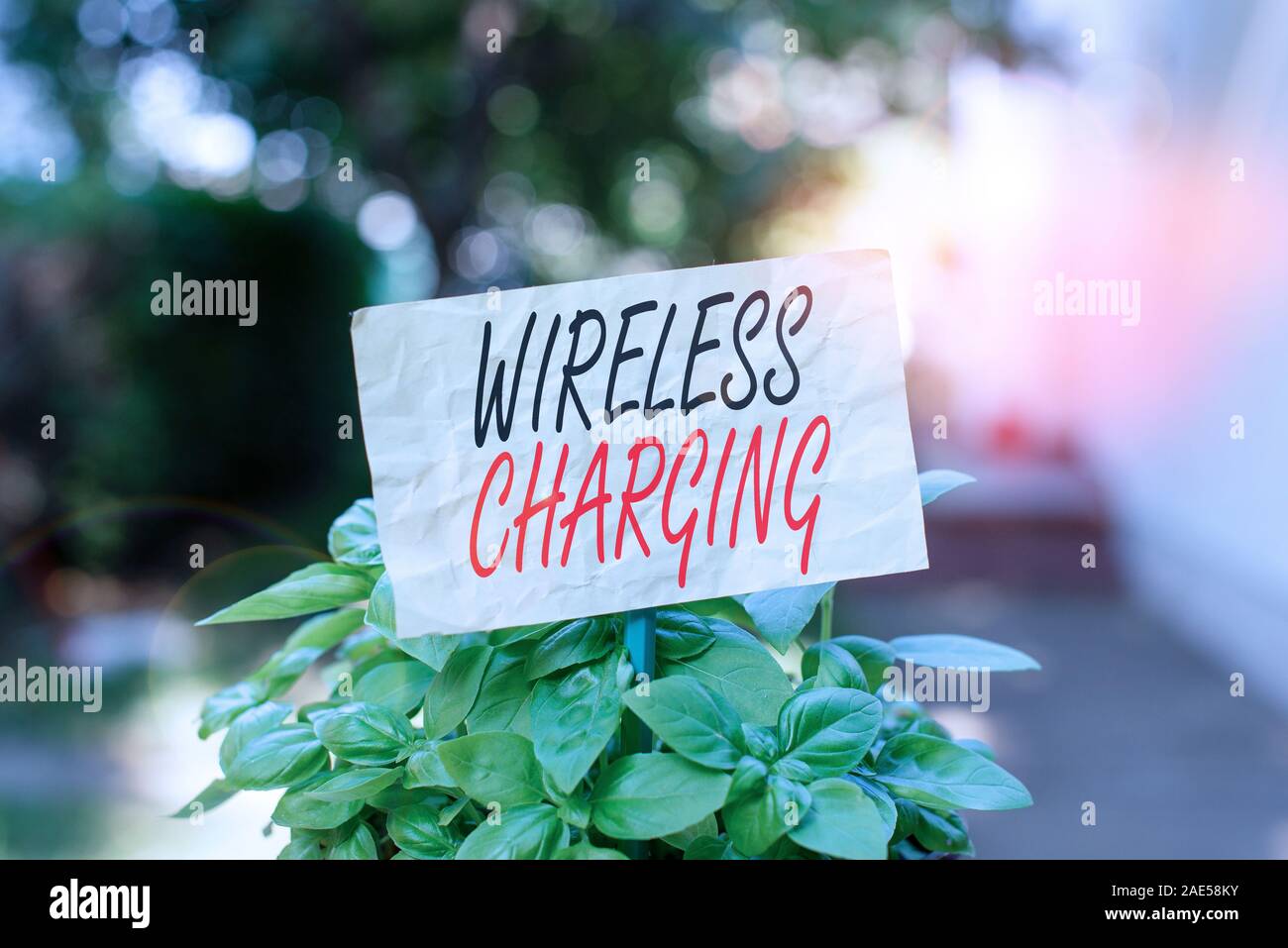 Word writing text Wireless Charging. Business photo showcasing methods ...
