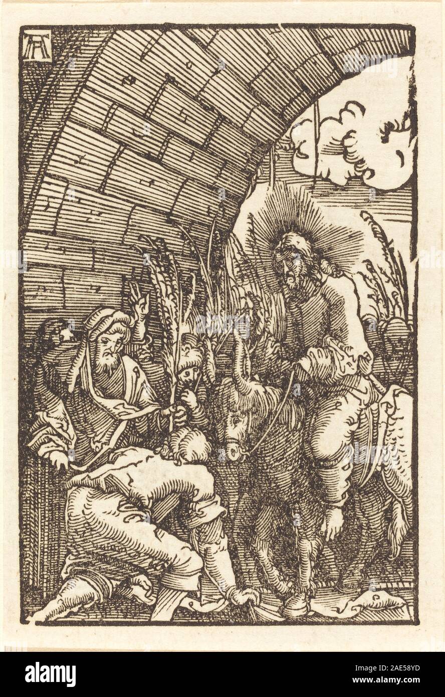 Painting by Albrecht Altdorfer circa 1513 depicting the biblical Entry ...