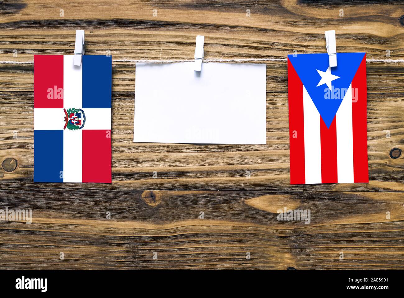 Puerto rico dominican republic flag hi-res stock photography and images ...