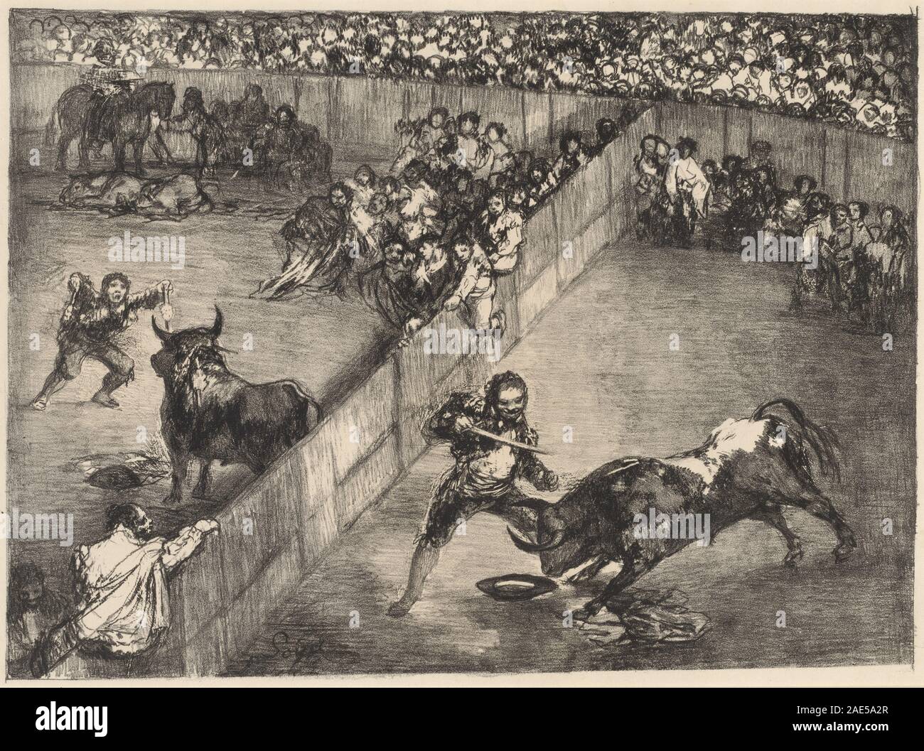 Francisco de goya bullfight hi-res stock photography and images - Alamy