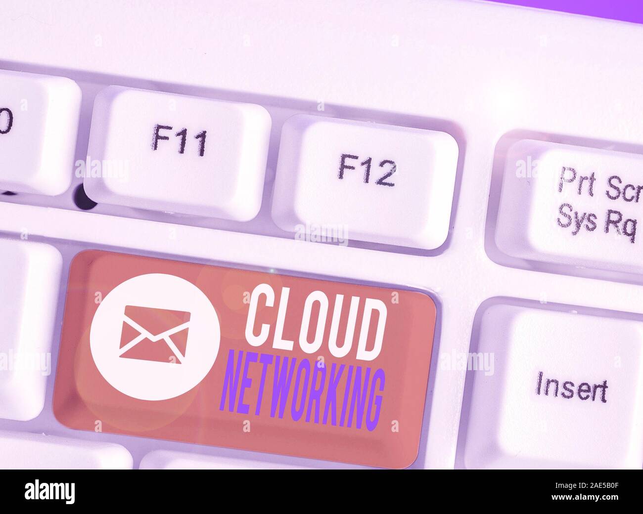 Writing Note Showing Cloud Networking Business Concept For Sourcing