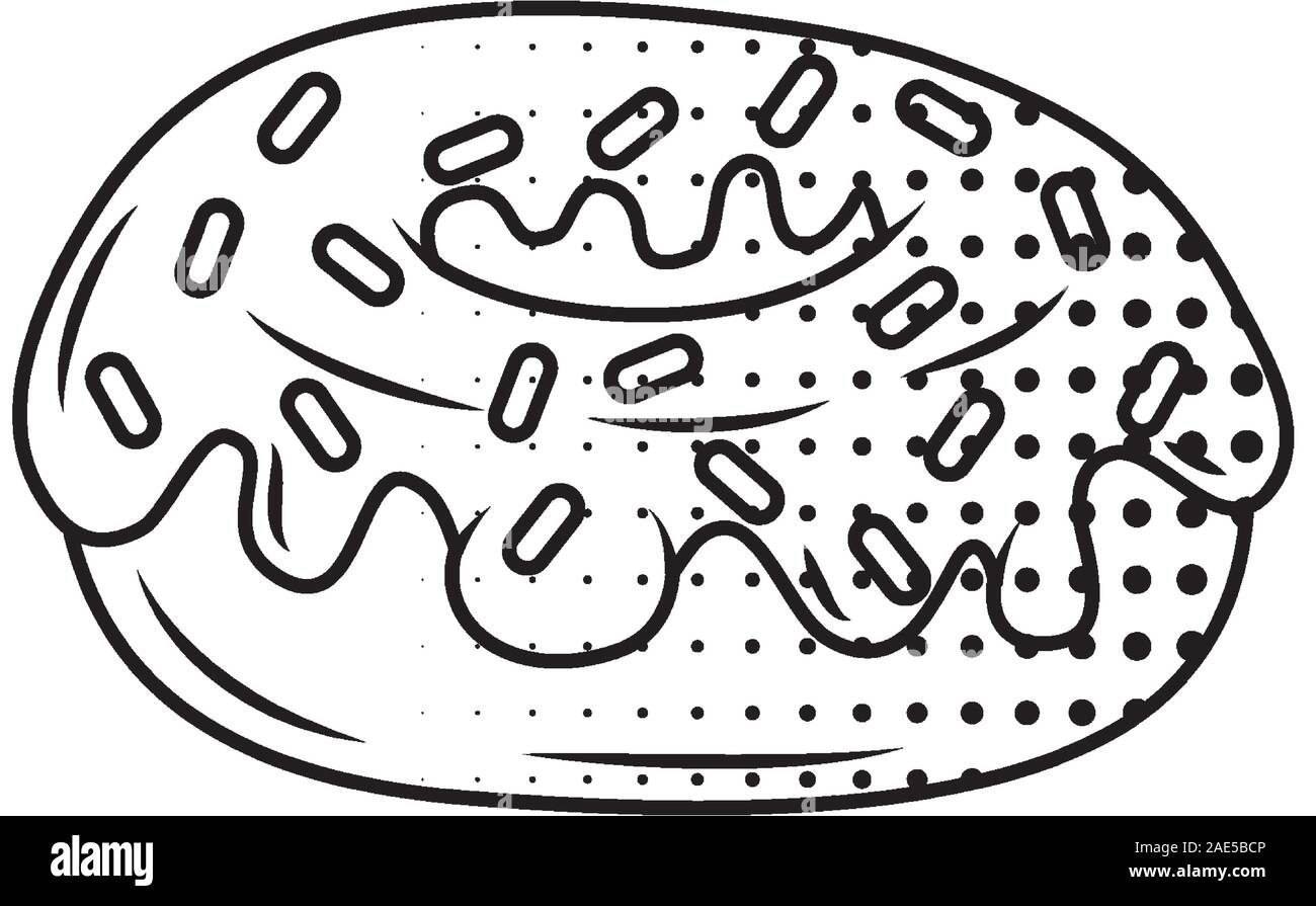 Delicious doughnuts Black and White Stock Photos & Images - Alamy