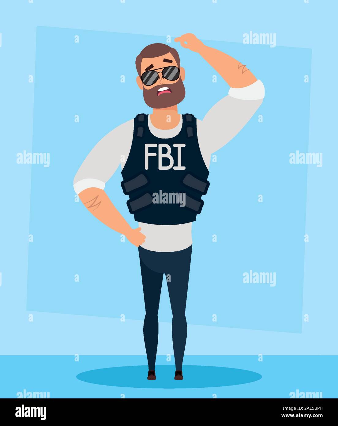 Fbi agent jacket Stock Vector Images - Alamy