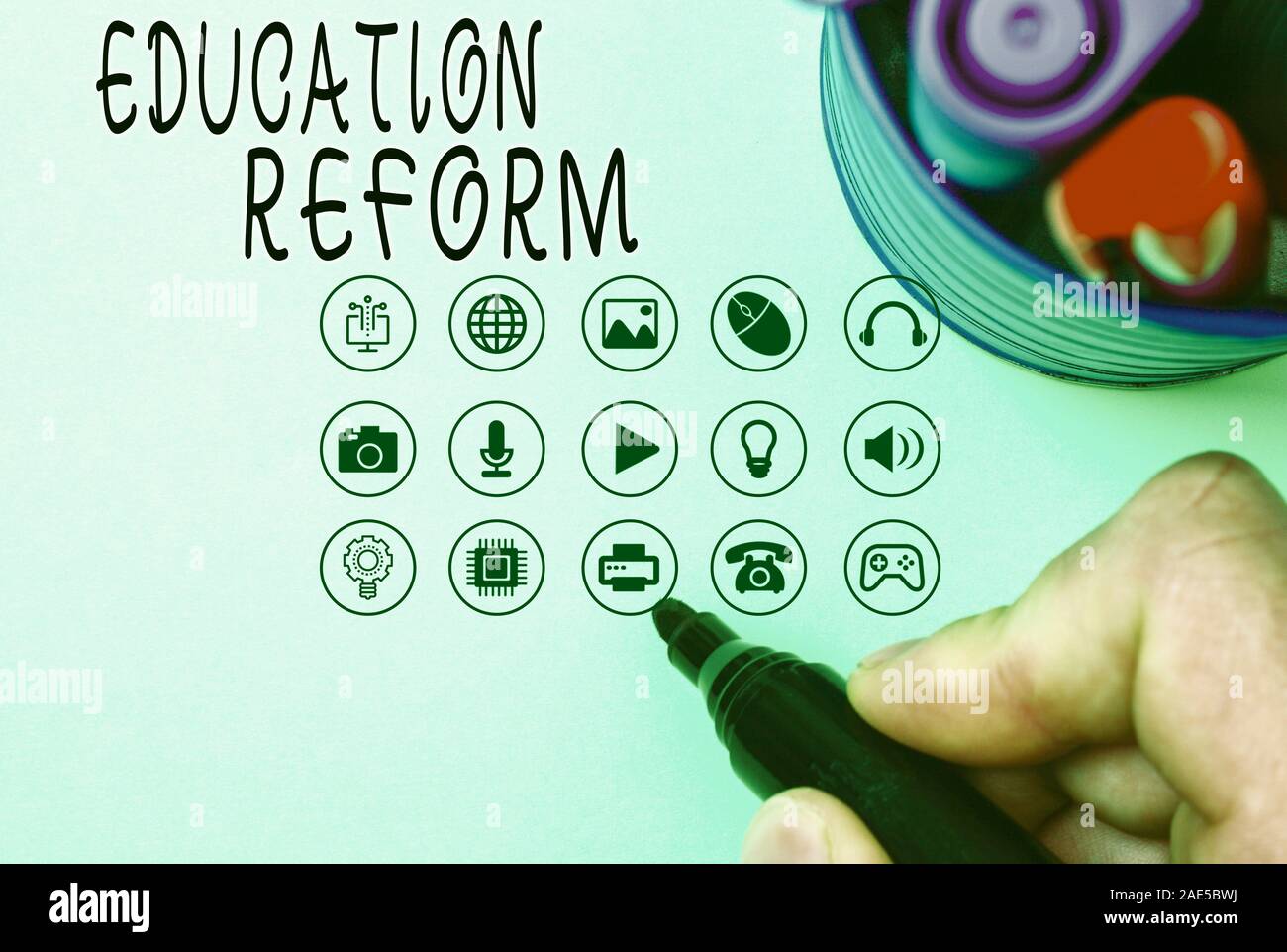 Handwriting text Education Reform. Conceptual photo planned changes in ...