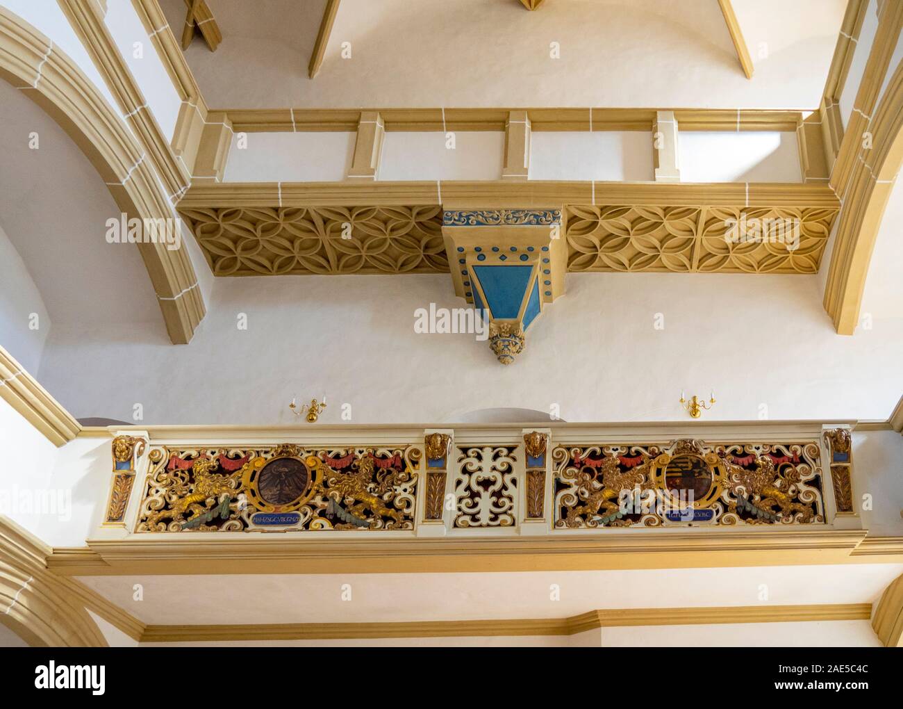 Castle Hartenfels chapel the first Protestant church in the world ...