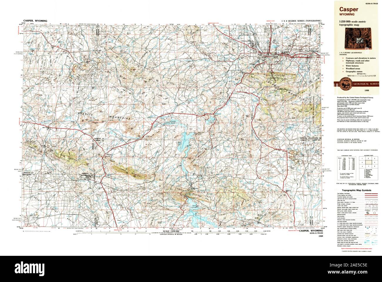 Casper map hi-res stock photography and images - Alamy