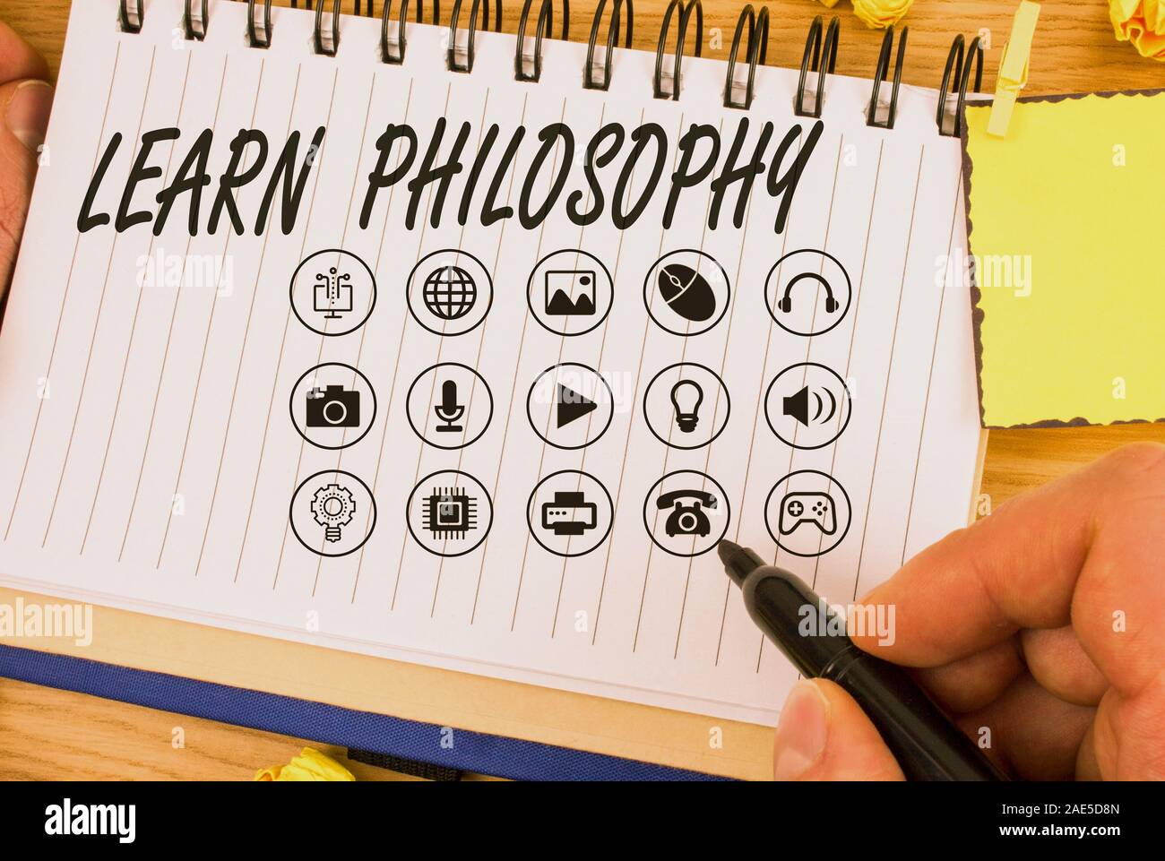 Handwriting text writing Learn Philosophy. Conceptual photo learn to ...