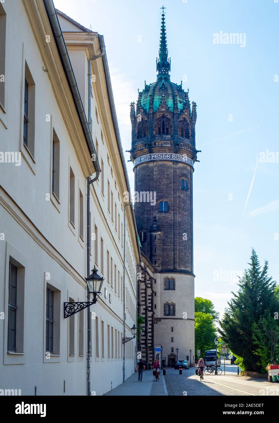 Wittenberg castle church hi-res stock photography and images - Alamy