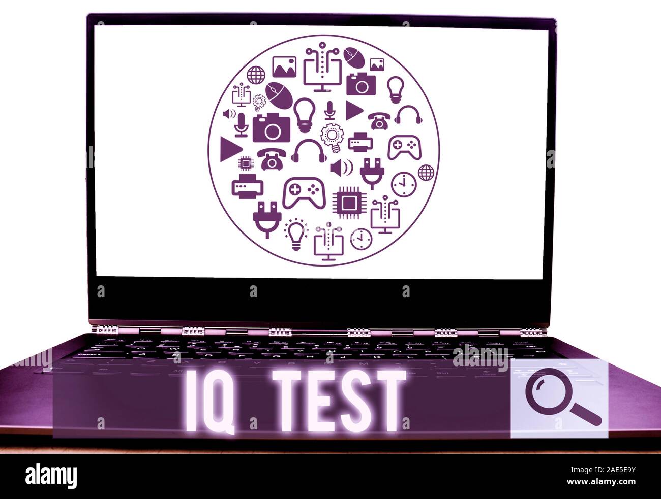 Conceptual hand writing showing Iq Test. Concept meaning attempt to ...