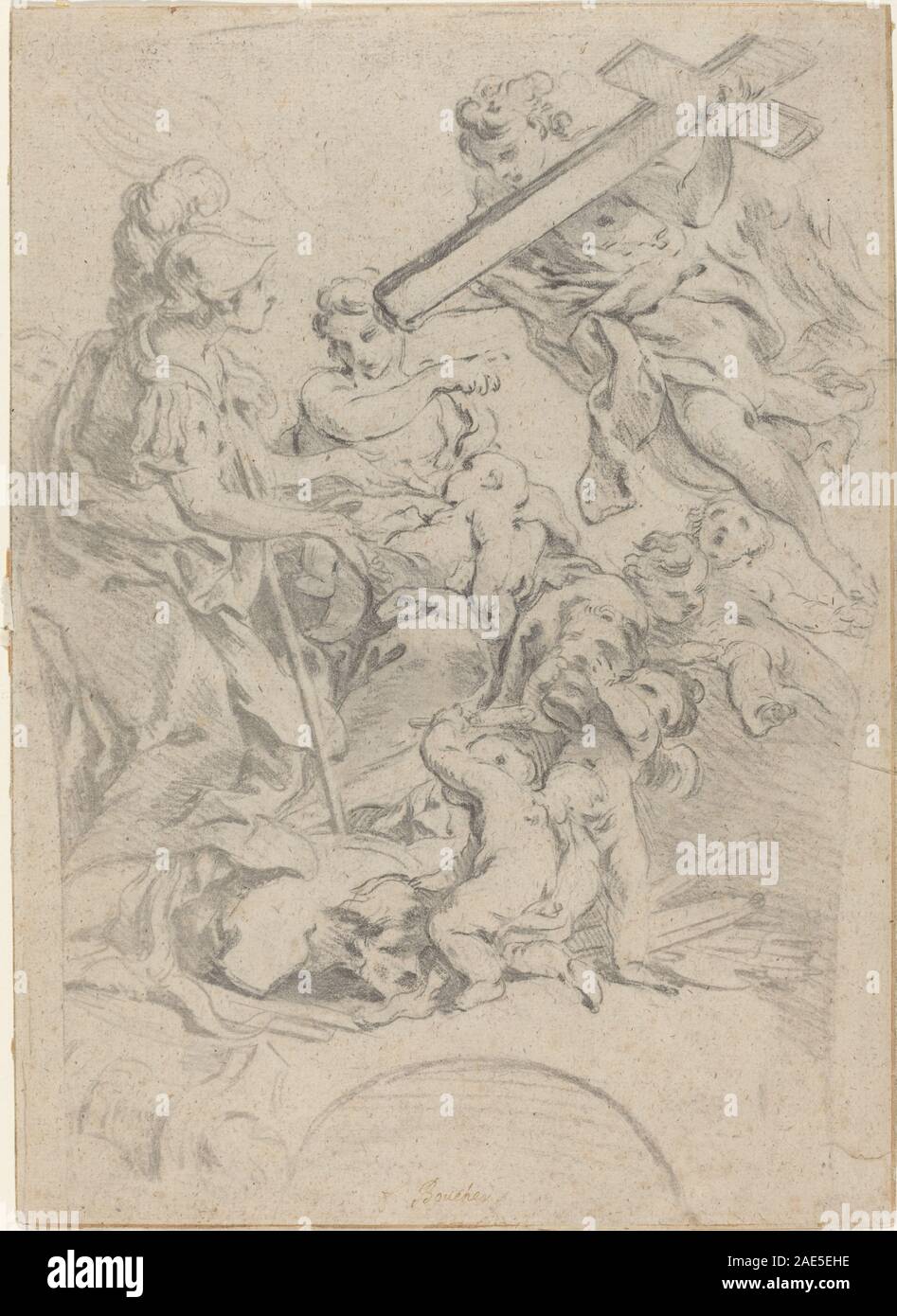 An 18th-century painting by François Boucher after Giovanni Battista ...