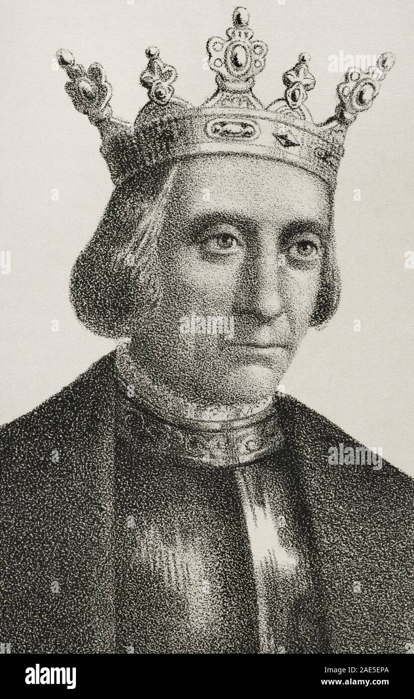 Sancho IV de Castilla, llamado "el Bravo" (1258-1295). Rey de Castilla ...