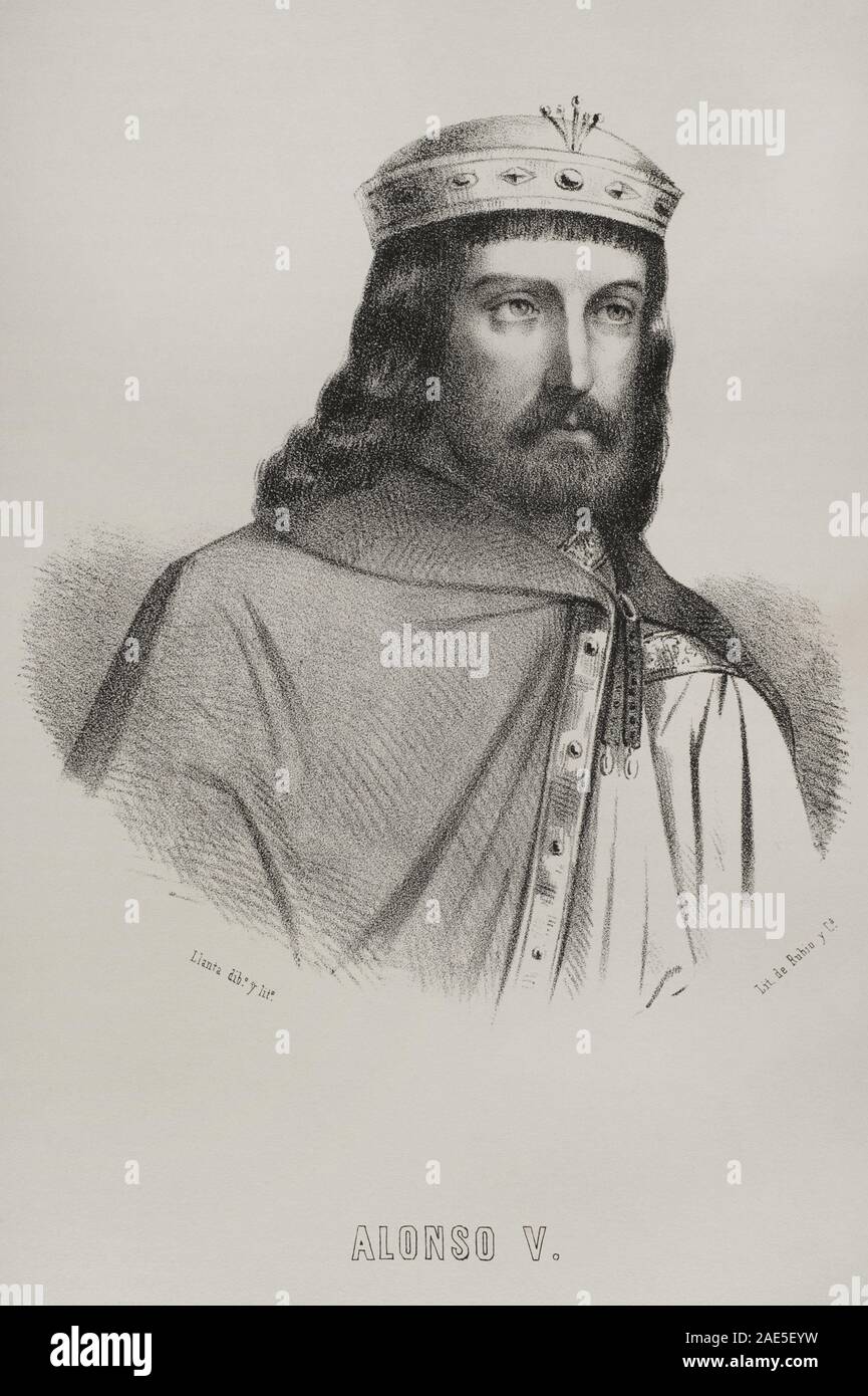 Alfonso V de León (h.994-1028). Llamado el Noble o el de los Buenos ...