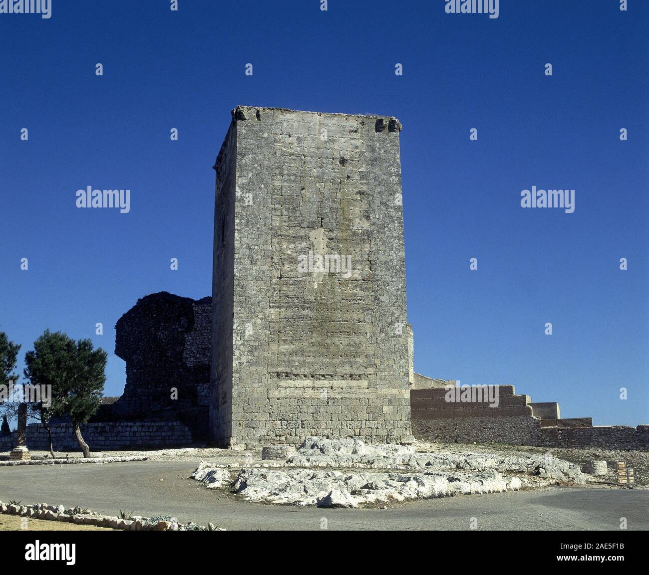 CASTILLO. Location: EXTERIOR. ESTEPA. Seville. SPAIN Stock Photo - Alamy