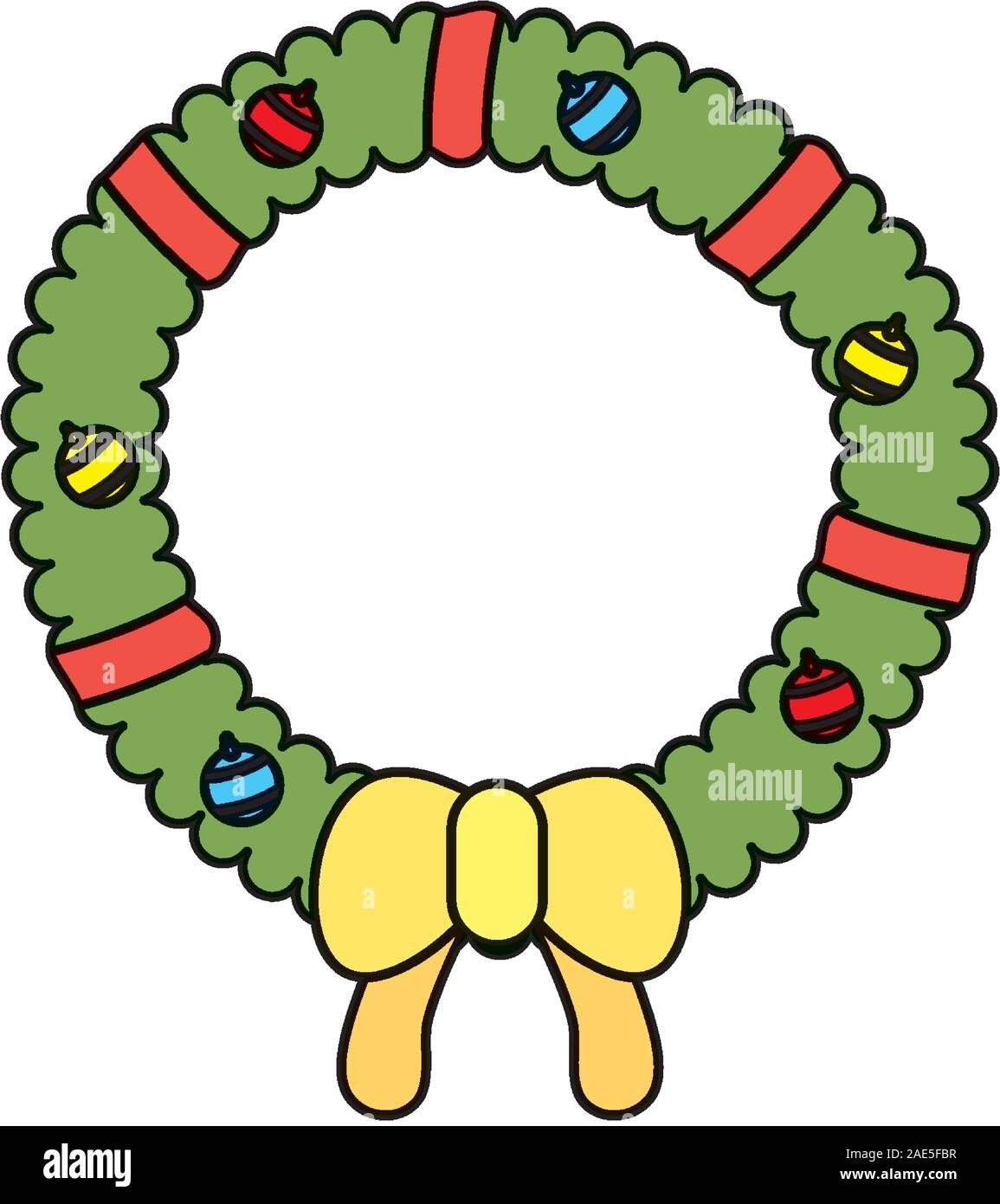 Christmas crown winter wreath Cut Out Stock Images & Pictures - Alamy